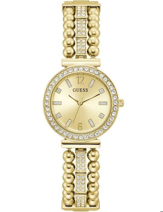 Klocka - Guess - Gala GW0401L2 - Guld - Rostfritt stål - Kvarts | CDON