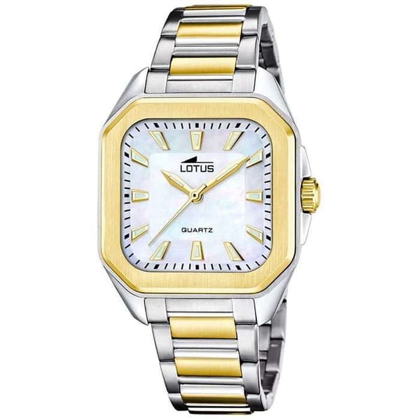 Klocka - Lotus - 18969/2 - Rostfritt stål - Mineralglas ...