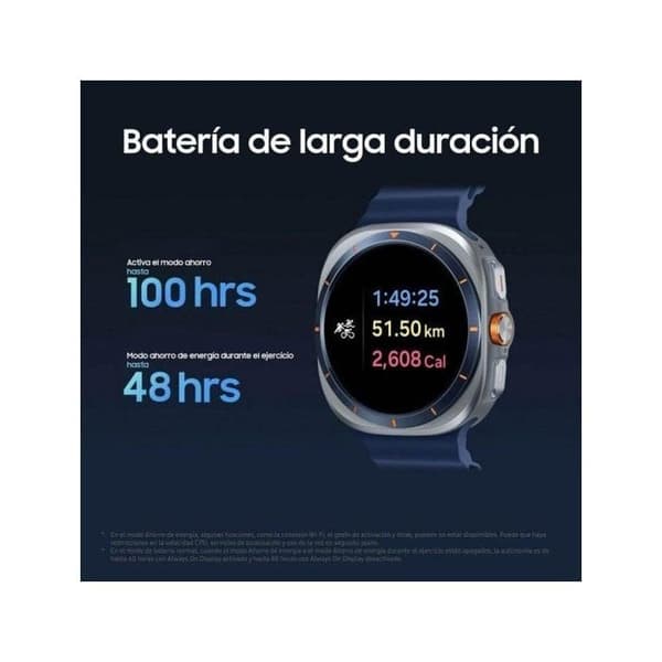 Samsung Galaxy Watch Ultra (2025) LTE Smartwatch Blå Titan | CDON