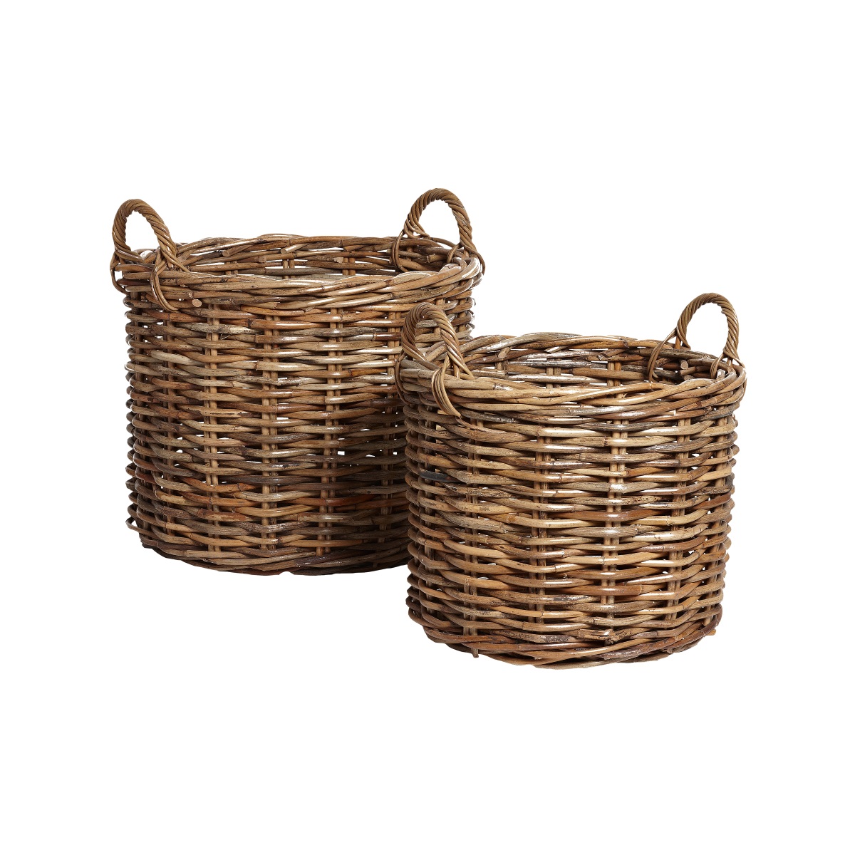 Stor rund korg 80 cm rotting, Hubsch - Hem & Trädgård - CDON.COM