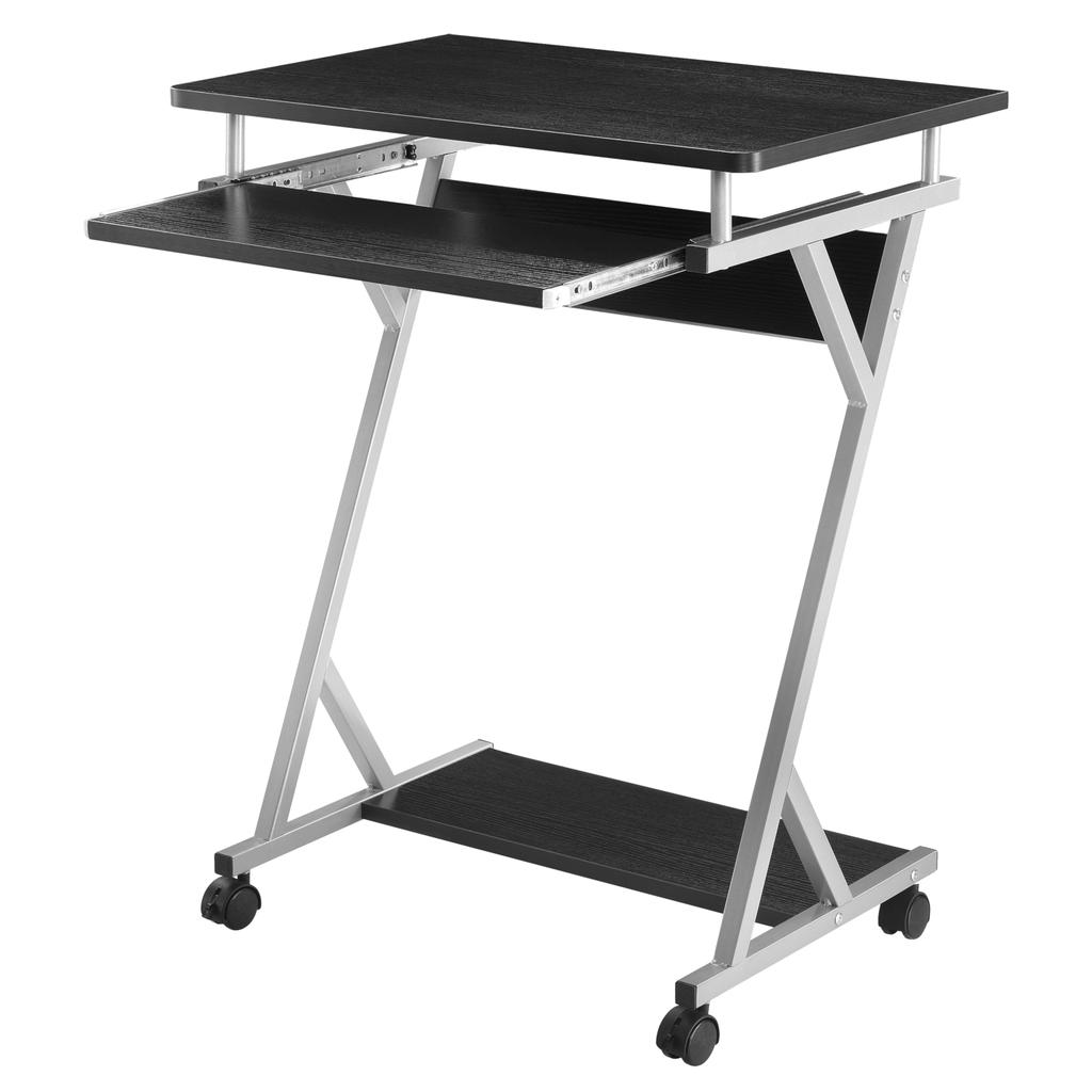 [en.casa]® Computerbord - Laptopbord med hjul - 60x40x75cm - sort | CDON