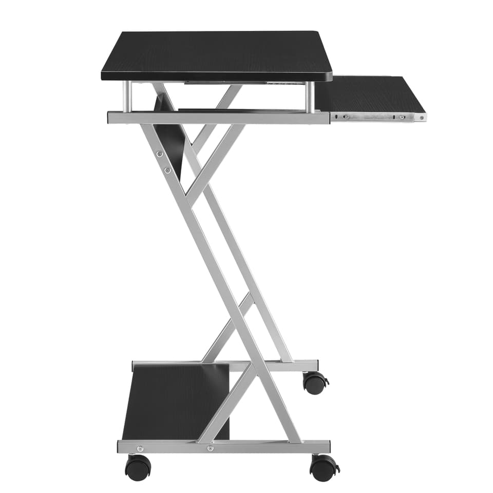 [en.casa]® Computerbord - Laptopbord med hjul - 60x40x75cm - sort | CDON