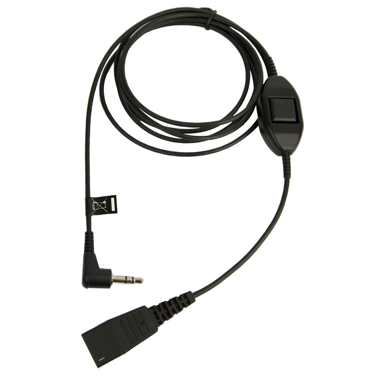 Jabra GN QD Cord 1,5m QD/3,5mm Jack Alcatel | CDON