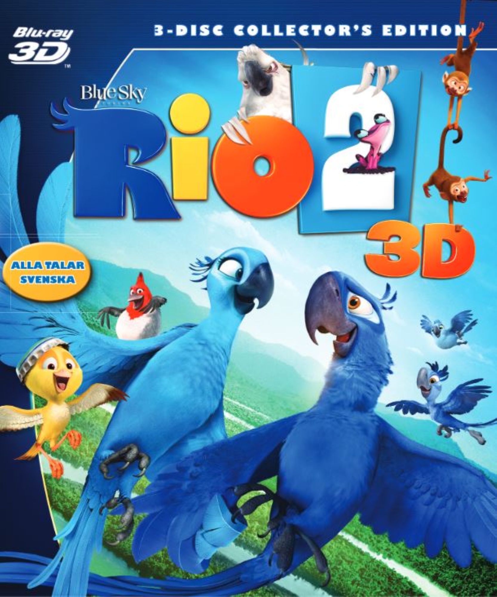 Rio 2 (3D Blu-ray + Blu-ray) (3 disc) - Film - CDON.COM