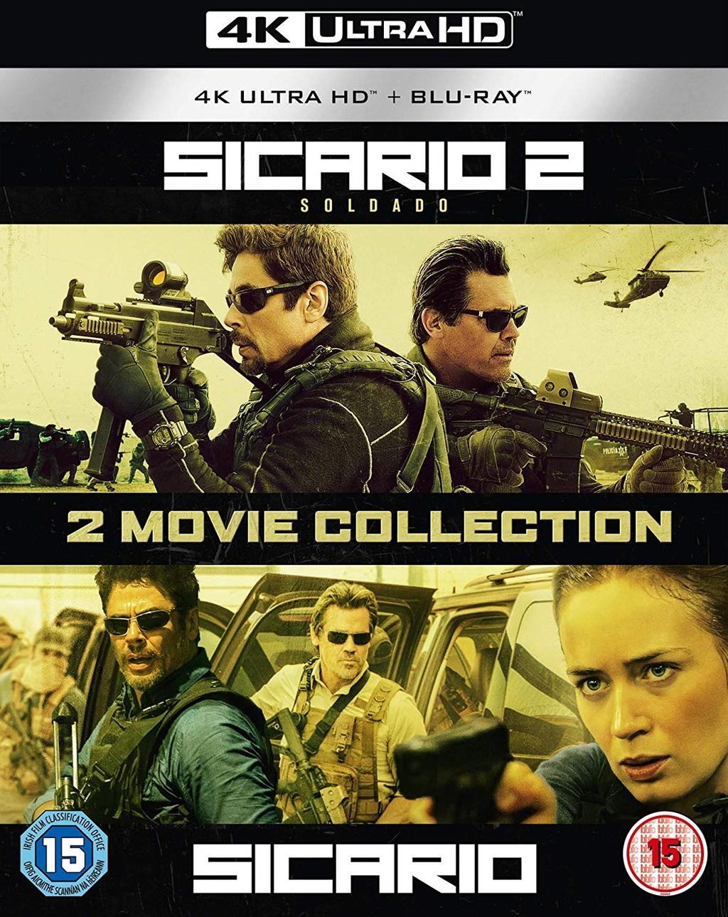 Sicario/Sicario 2 - Soldado (4K Ultra HD + Blu-ray) (4 disc) (Import ...