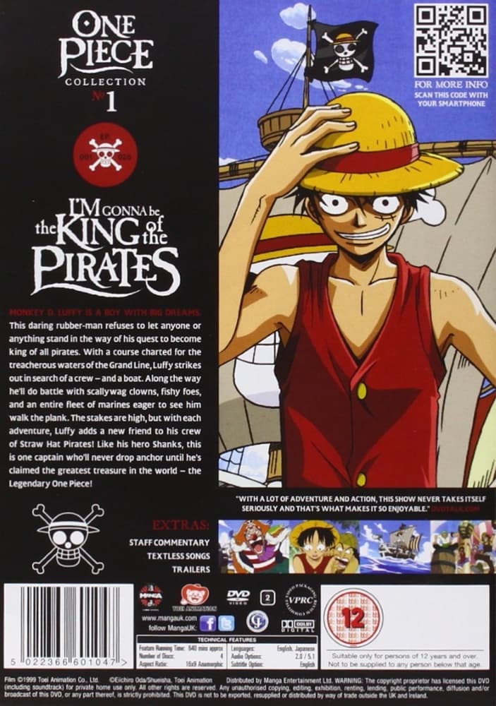 One Piece: Collection 1 (4 disc) (import) | CDON
