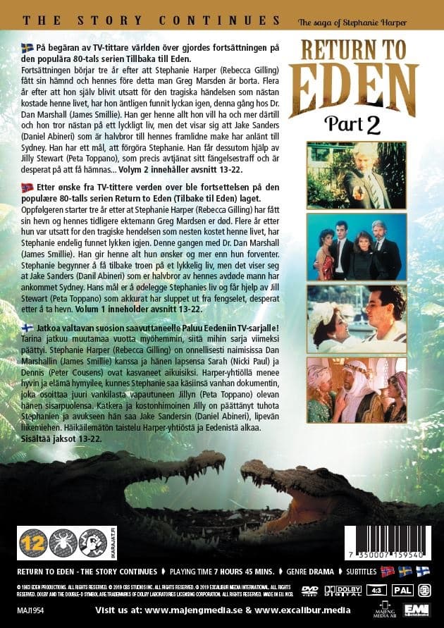Return to Eden Story Continues part 2 (4 disc) | CDON