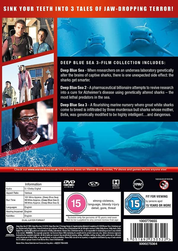 Deep Blue Sea - 1-3 Collection (Import) | CDON