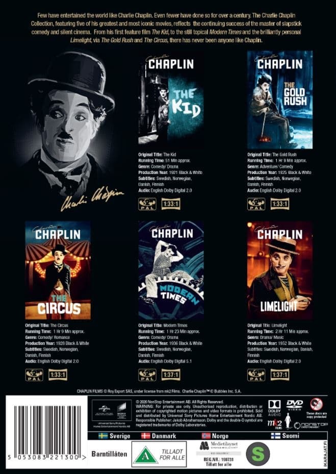 Charlie Chaplin Collection | CDON