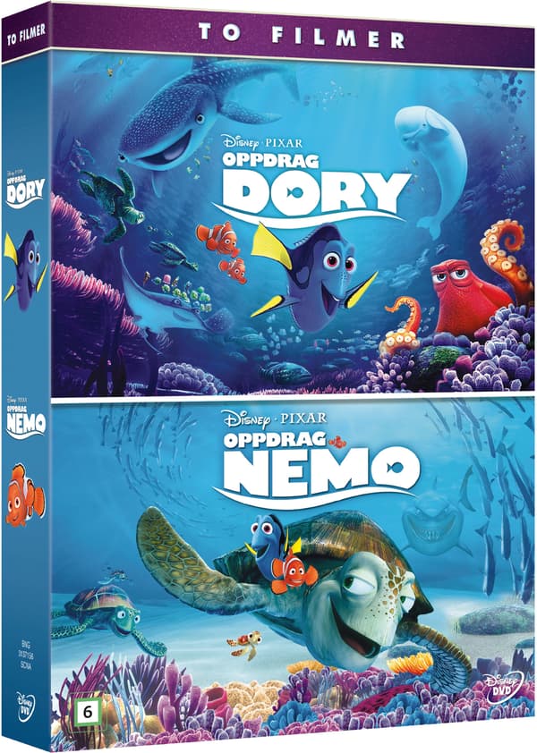 Disney Pixar Finding Dory Finding Nemo Collection 2 Disc N Cdon