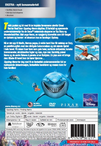 Disney Pixar 5: Oppdrag Nemo - Film - CDON.COM