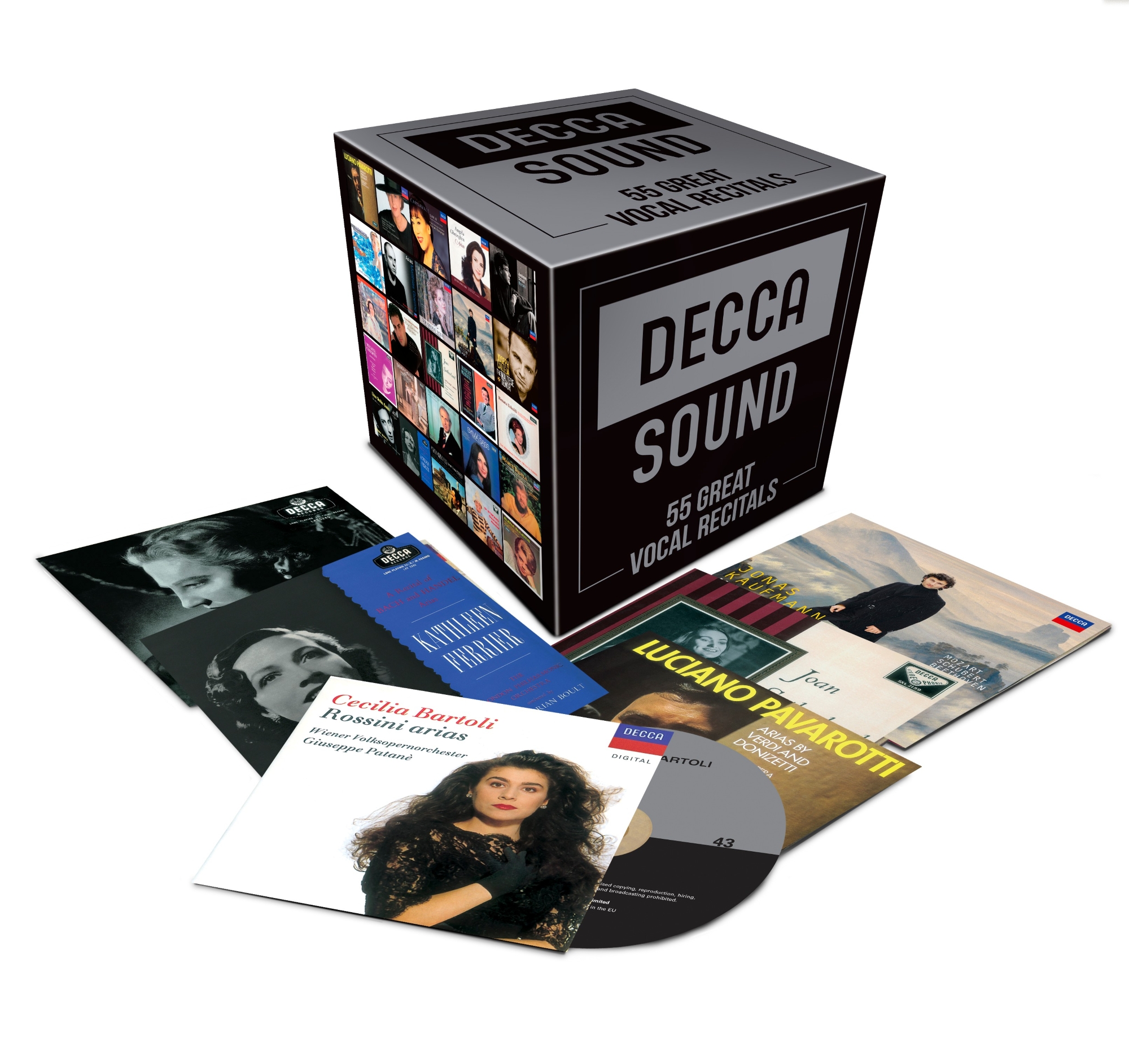 The Decca Sound - 50 Great Vocal Recitals (55CD) - Musik - CDON.COM