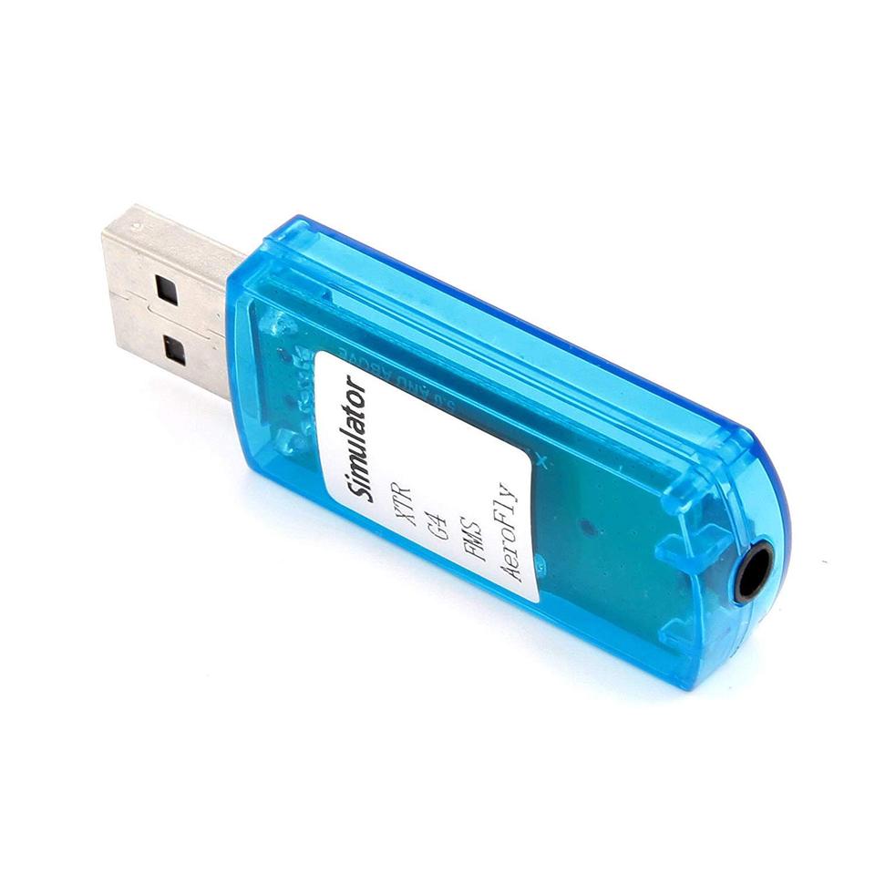 1 stykke Flight USB simulator kabel til DX5E DX6I DX7 JR Futaba RC Esky ...