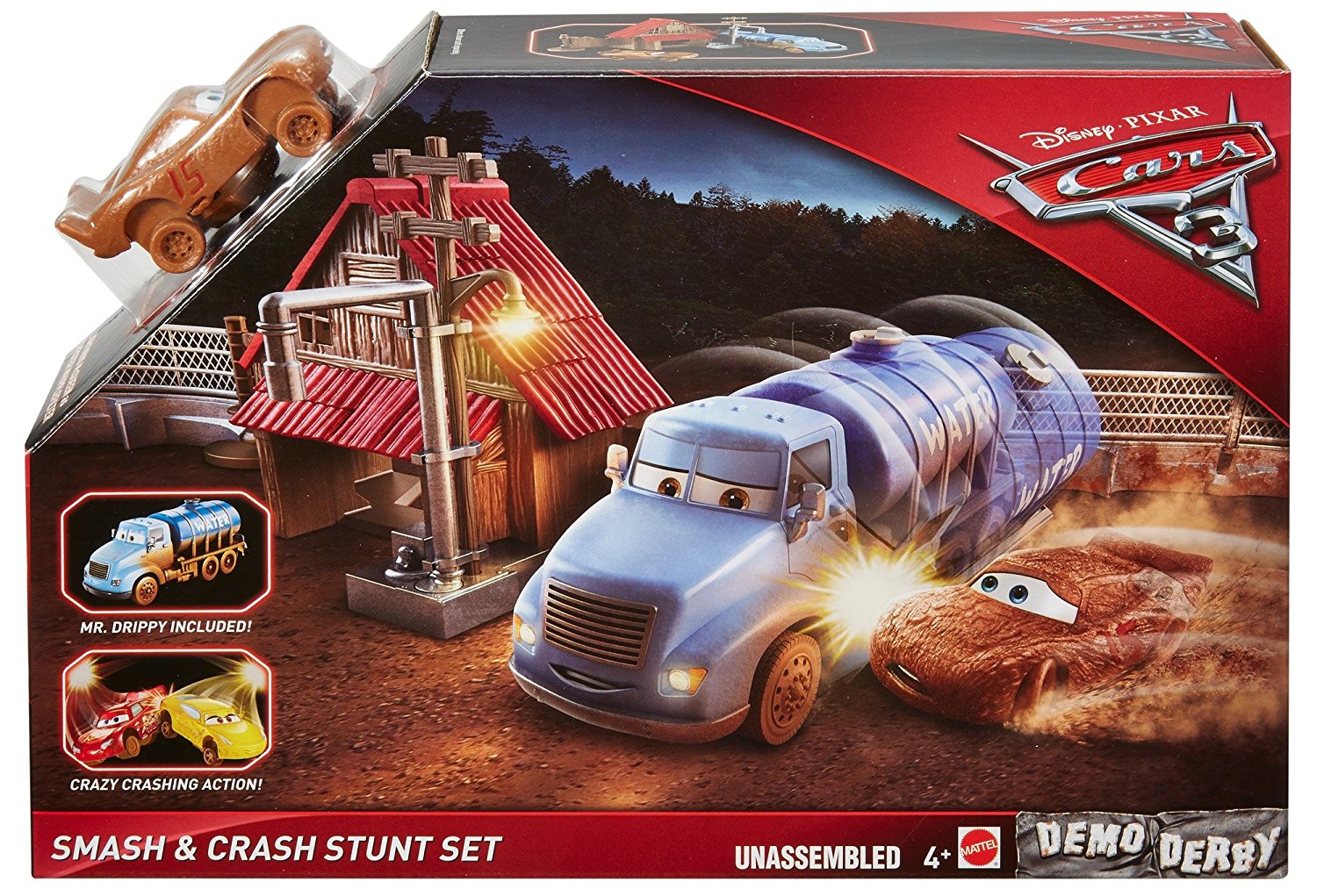 Disney Pixar Cars 3 - Smash & Crash Stunt Set - Bilar 3 - Leksaker ...