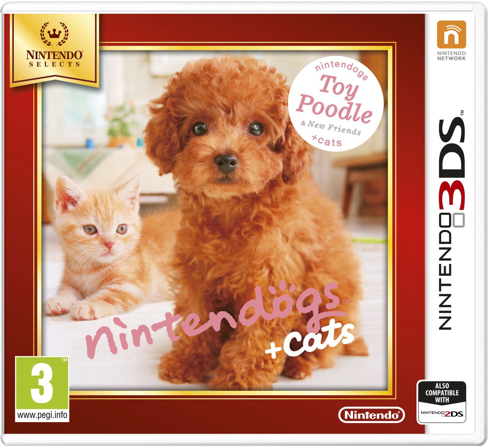 Nintendogs and Cats 3D: Toy Poodle (Select) /Nintendo 3DS - Leksaker ...