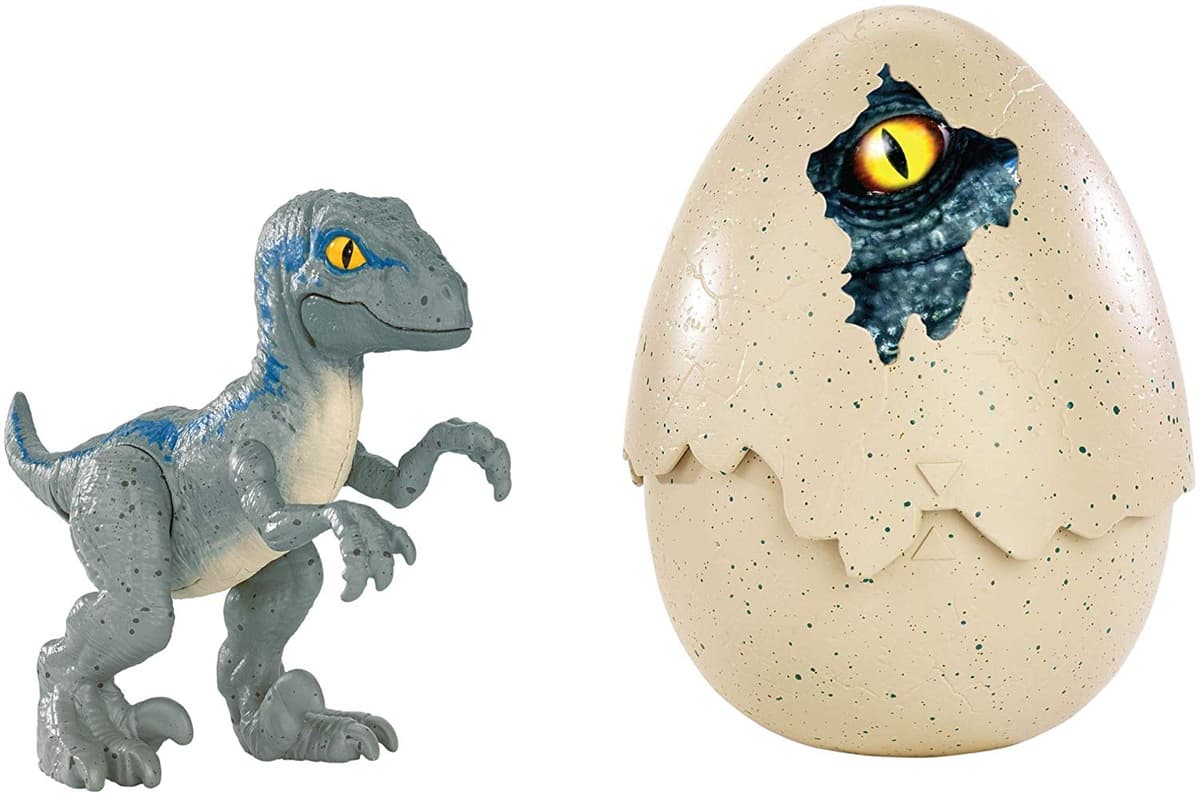 Jurassic World Hatch A Play Dinos Velociraptor "Blå" Figur | CDON