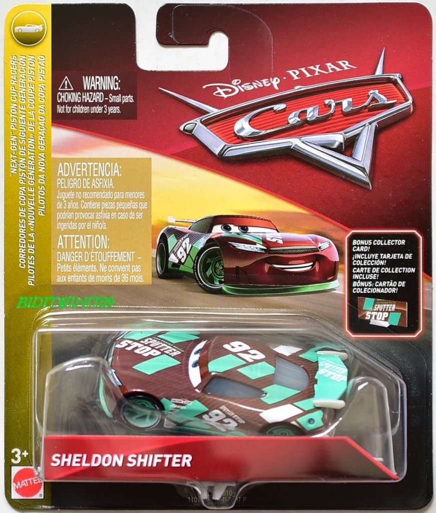 Disney Pixar Cars 3 Next-Gen Piston Cup Racers Sheldon Shifter | CDON