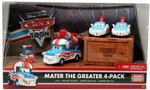 Mater The Greater 4pack Lug Rocket Mater Mater Fan Mia Mater Fan Tia Cdon