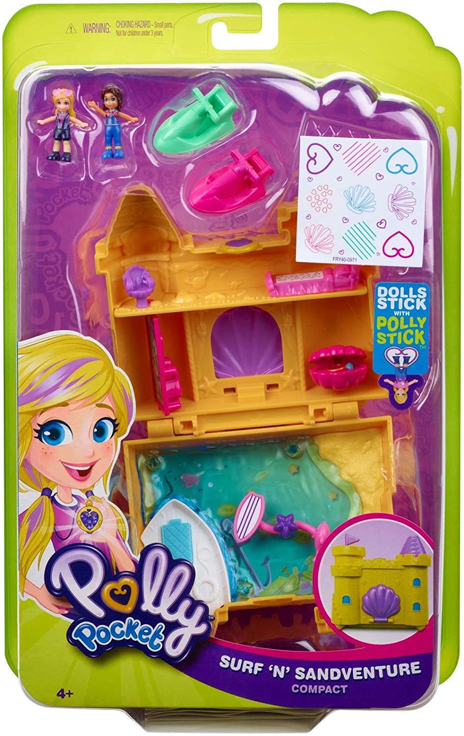 Polly Pocket Big Pocket World Surf 'n' Sandventure Compact | CDON
