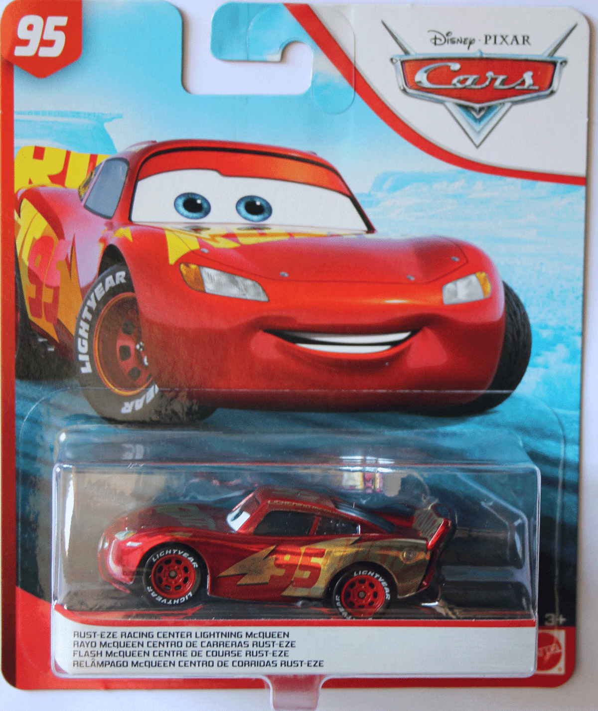 Disney Cars Blue Desert Serie Rust-Eze Center Blixten McQueen | CDON